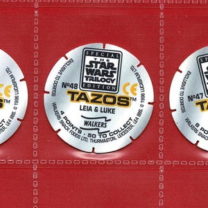 STAR WARS TRILOGY Tazos - Special Edition - Complete Tazo Set by ...
