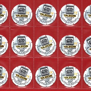 STAR WARS TRILOGY Tazos - Special Edition - Complete Tazo Set by ...