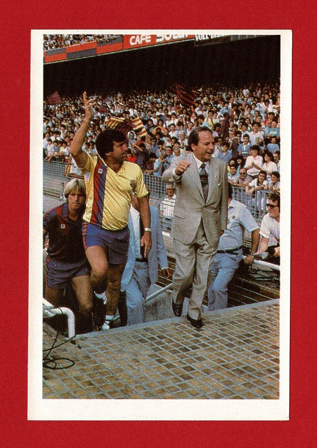 TERRY VENABLES - Vintage 1980's FOOTBALL Sticker Card - Chelsea, Spurs ...