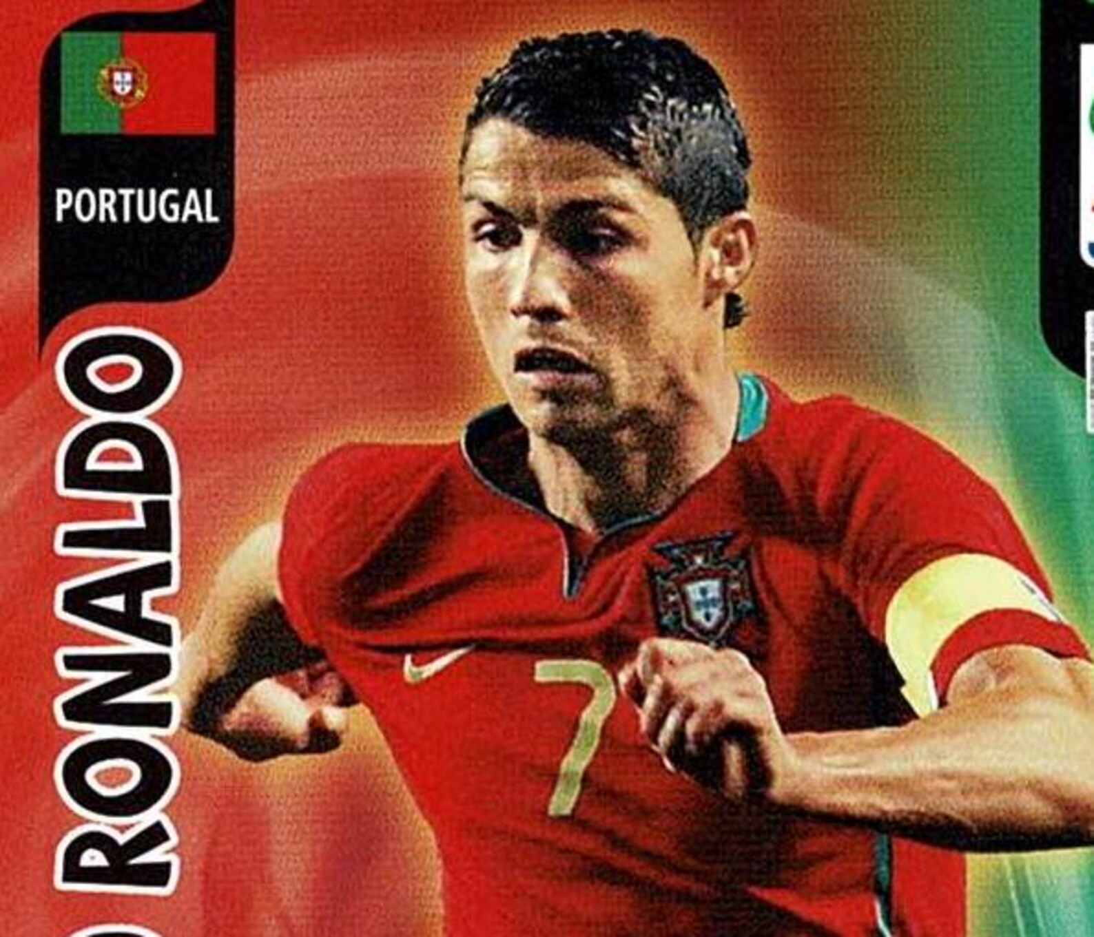 CRISTIANO RONALDO ORIGINAL Footballer Trading Card Portugal ...