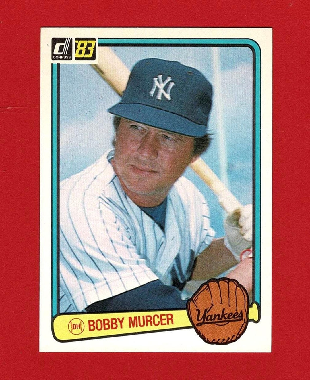 BOBBY MURCER - BASEBALL Trading Card - New York Yankees - Donruss 1983 ...
