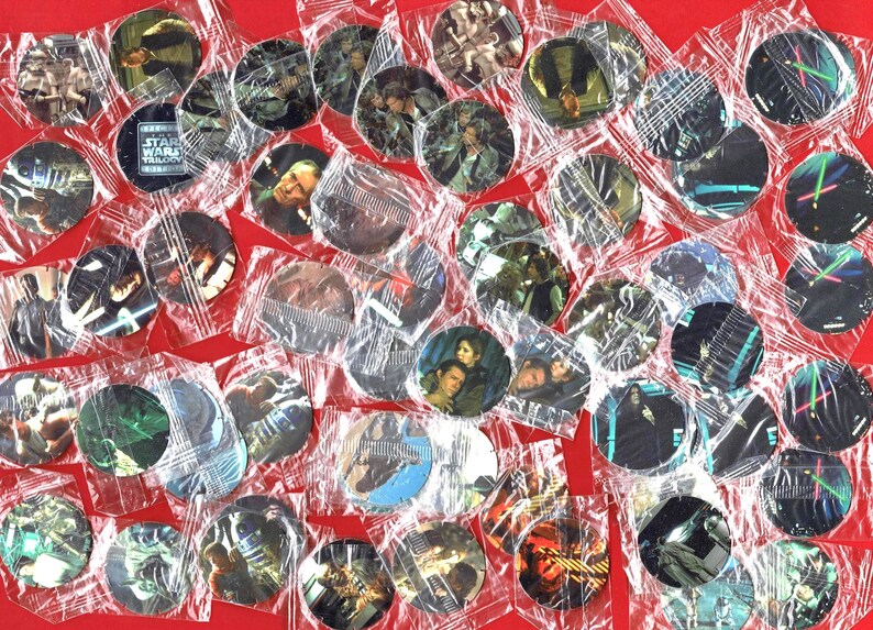 60x STAR WARS TRILOGY Tazos - Special Edition - Original Sealed Packs ...