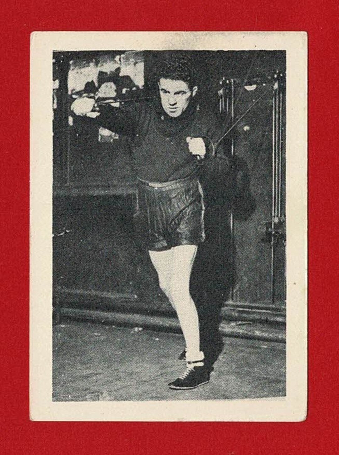 1930's BOXING CARD - Jackie Brown - Original Vintage BOXER Cigarette ...