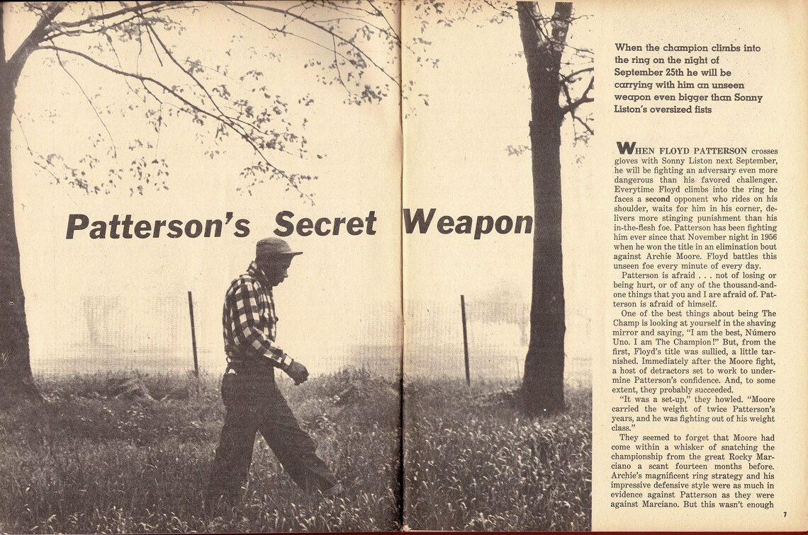 1962 BOXING & WRESTLING MAGAZINE Original Publication September 1962 Inc. Heavyweight Champion ...