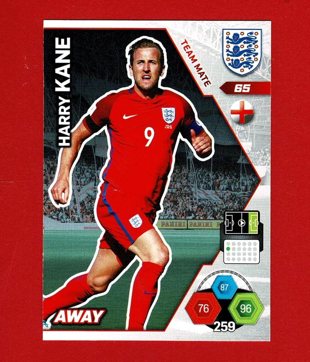 HARRY KANE - Footballer Trading Card - England, Tottenham Hotspur ...