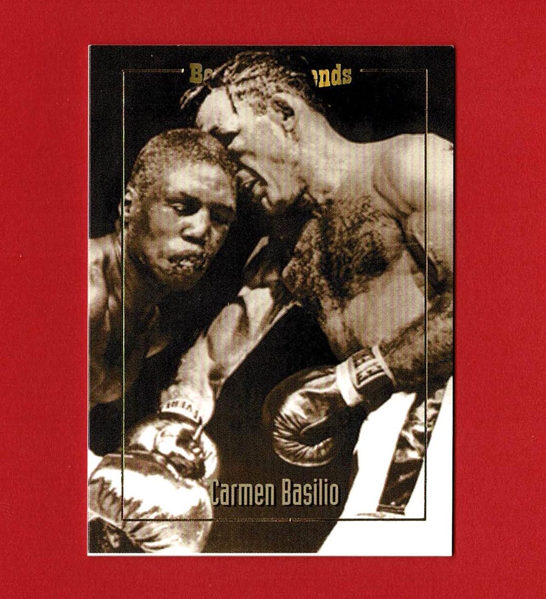 CARMEN BASILIO - BOXER Trading Card - Boxing Legends - Limited Edition ...