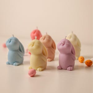 Easter Bunny Candle, Decorative Rabbit Candle, Easter Gift, Religious ...