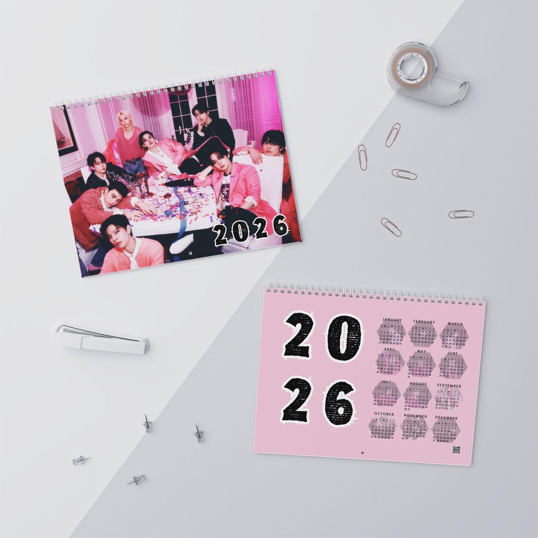 SKZ 2026 Do It Calendar Template - Etsy