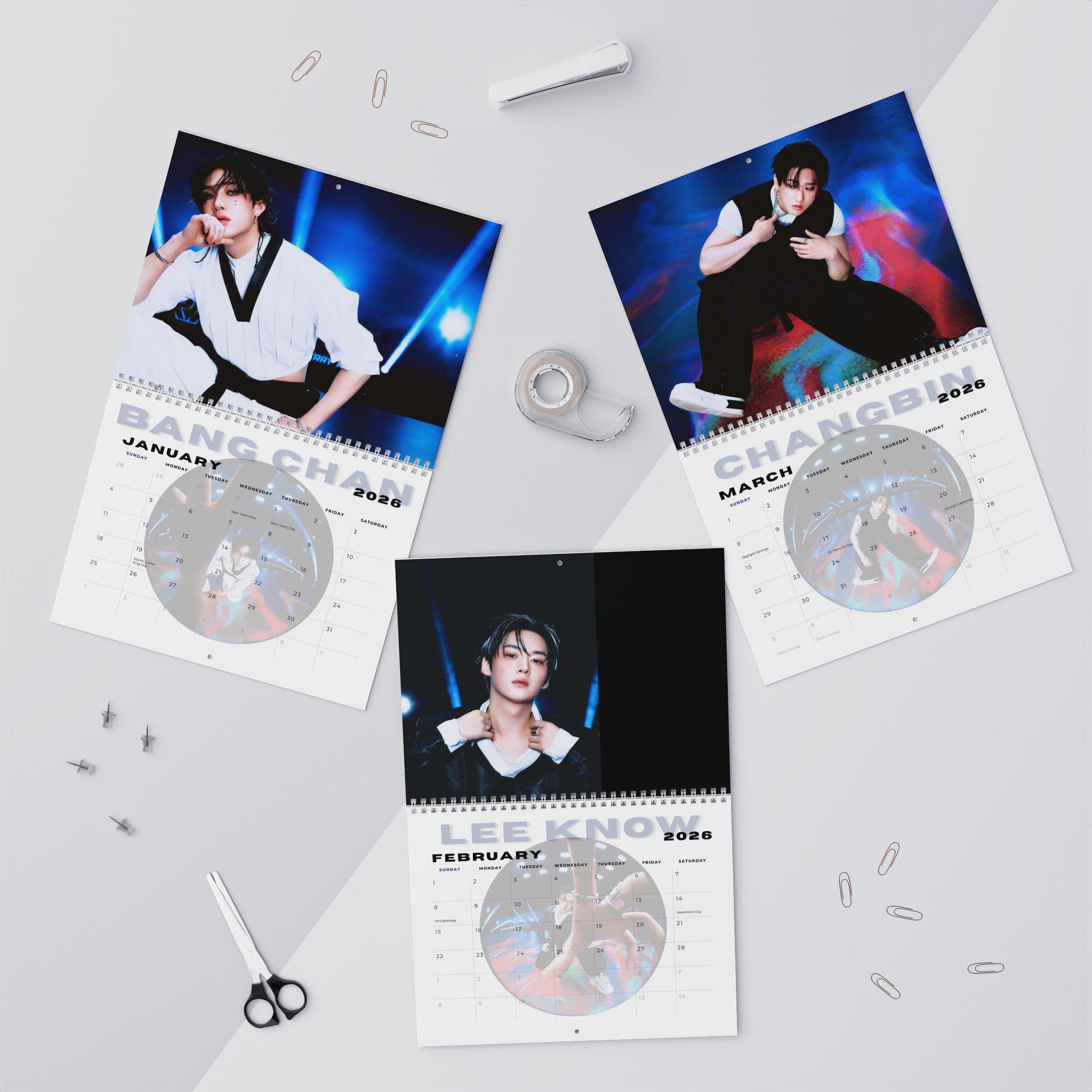 Kpop Wall Calendars, Stray Kids Calendar, Monthly Planner, Yearly ...