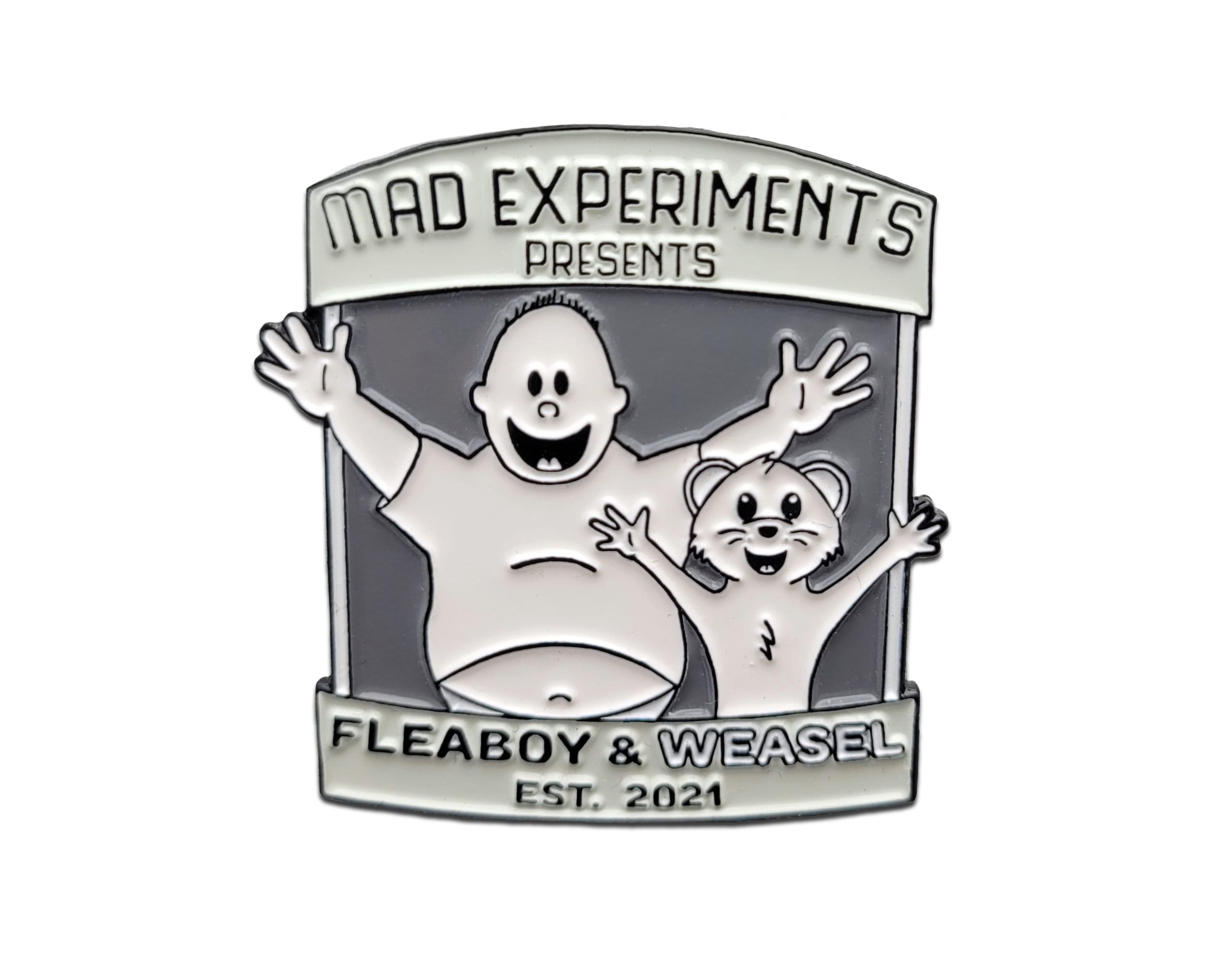 Fleaboy & Weasel Pin - Etsy