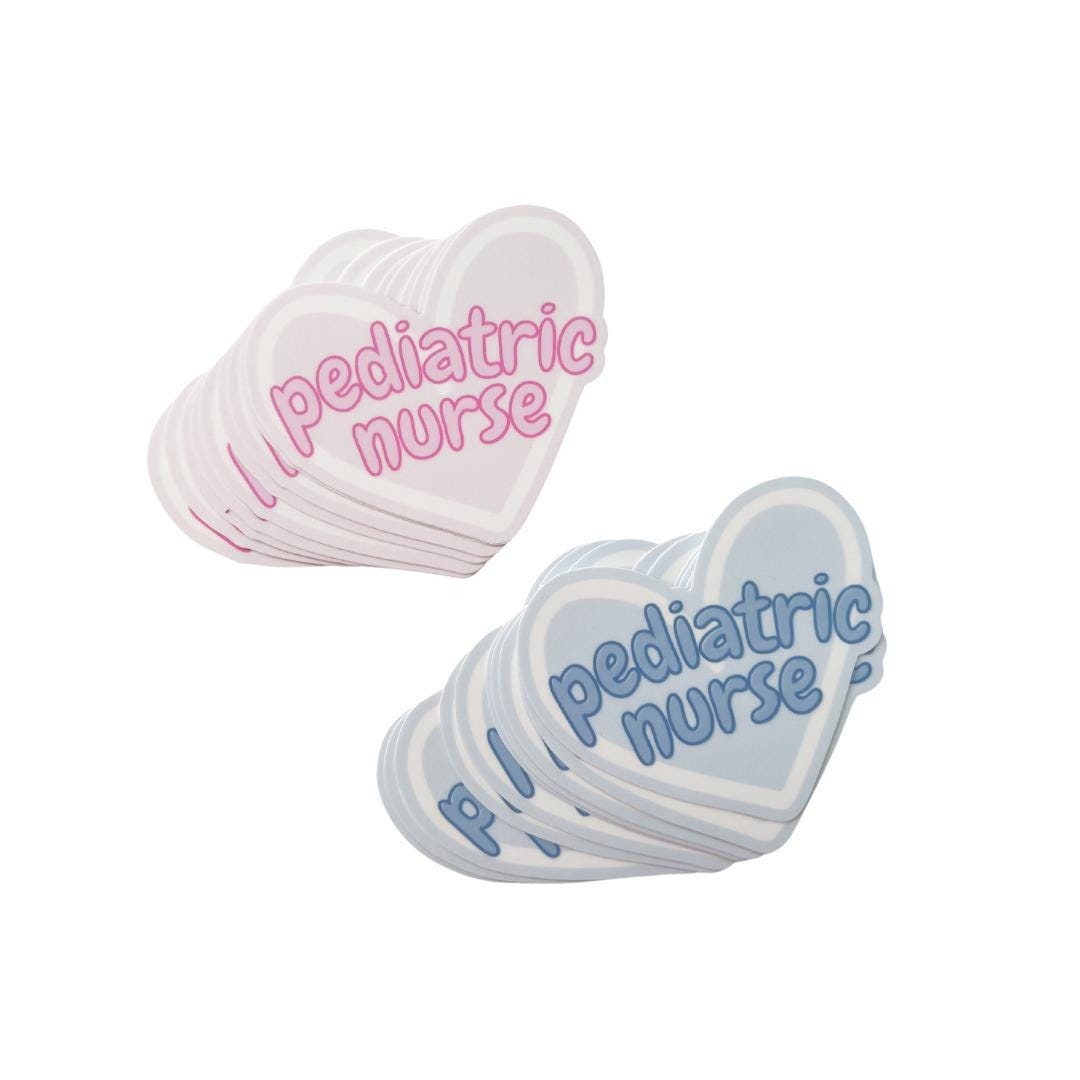 Pediatric Nurse Waterproof Sticker, Peds Nurse, Nurse Stickers ...