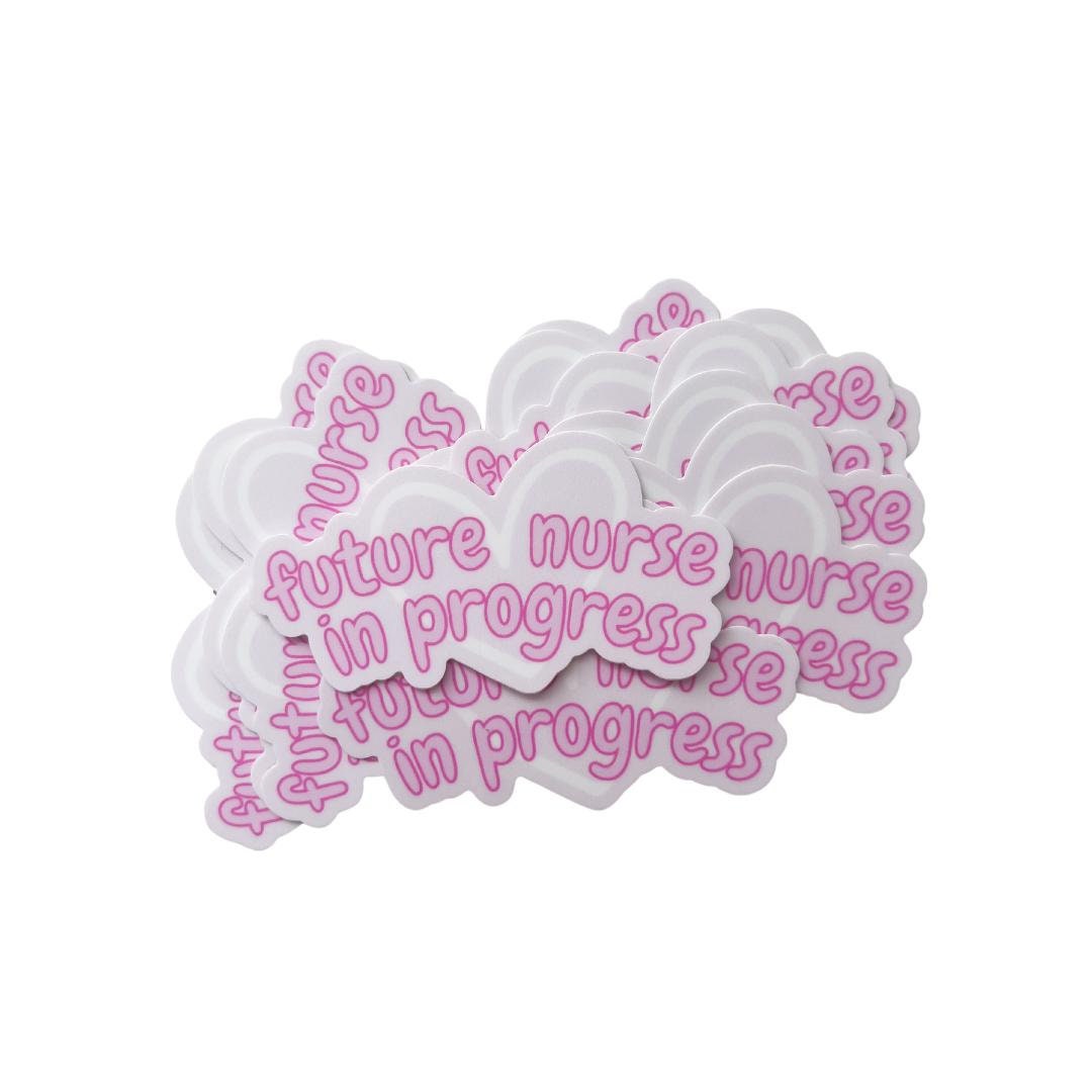 Future Nurse Waterproof Sticker, Peds Nurse, Nurse Stickers, New Grad ...