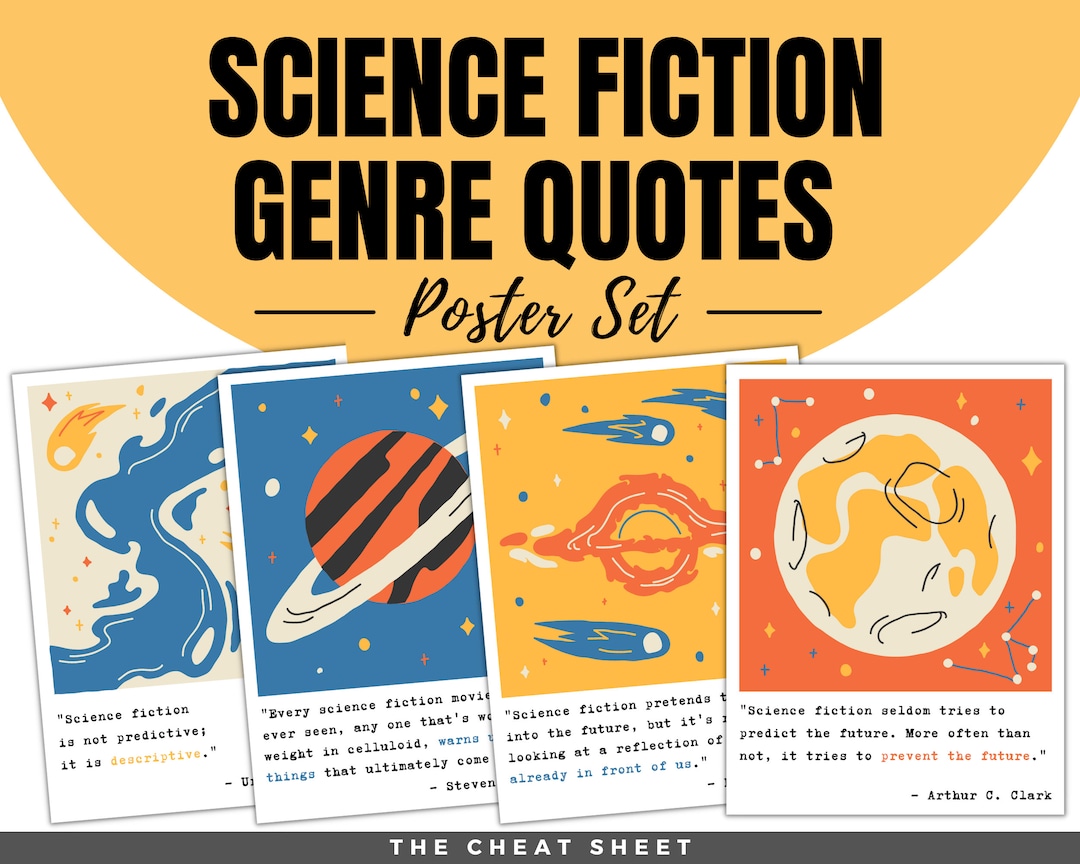 Science Fiction Quote Posters; Famous Sci-fi Authors; Posters for the ...