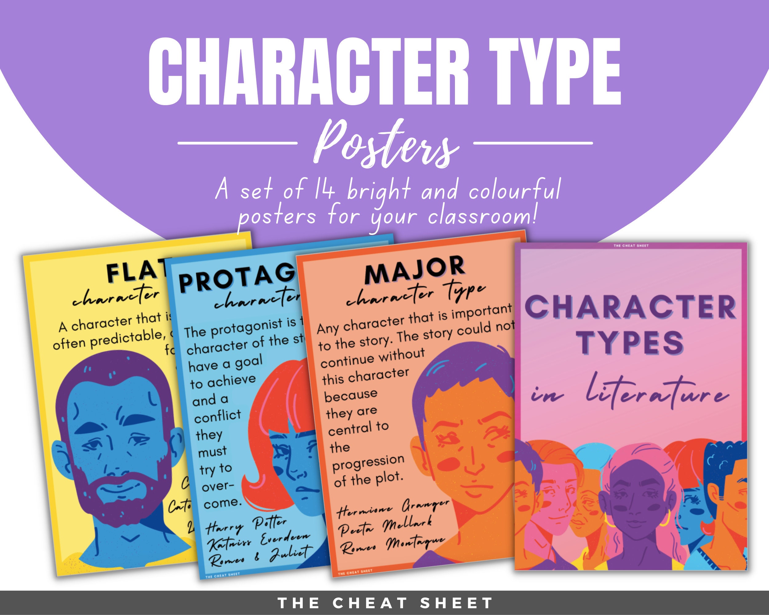 Conflict In Literature Poster