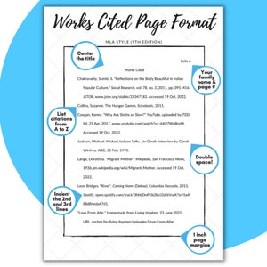 MLA Works Cited Posters; Posters for the High School or Middle School ...