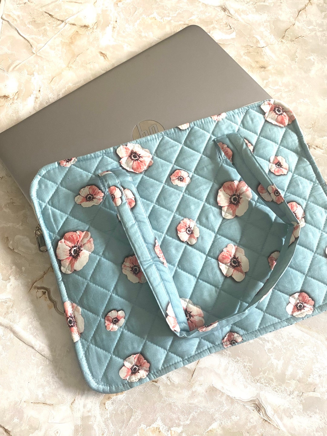 Laptop Cover,handcrafted Quilted Cotton Laptop Sleeve ,padded Laptop ...