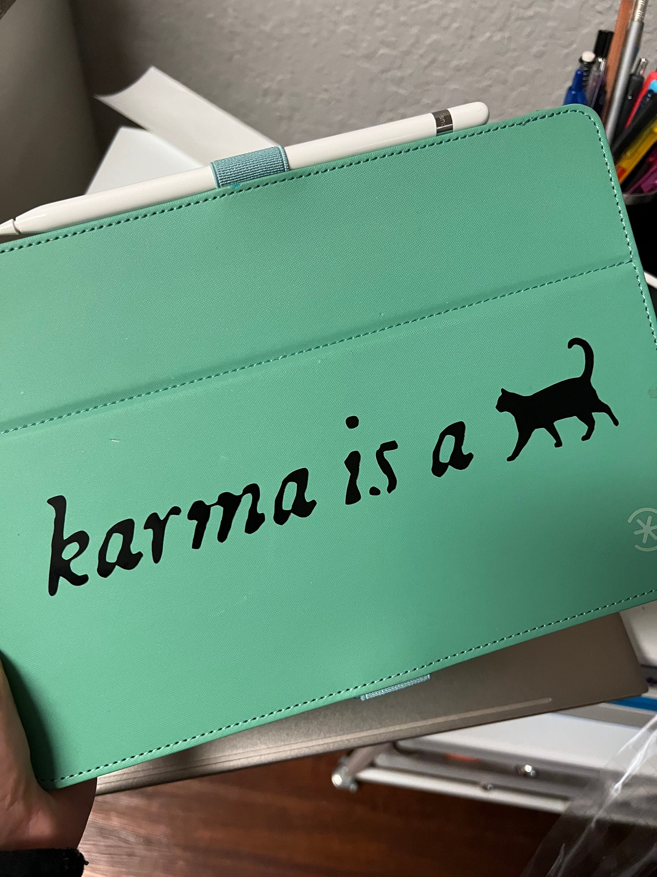 Karma is a Cat Decal every Order Comes With FREE Friendship - Etsy