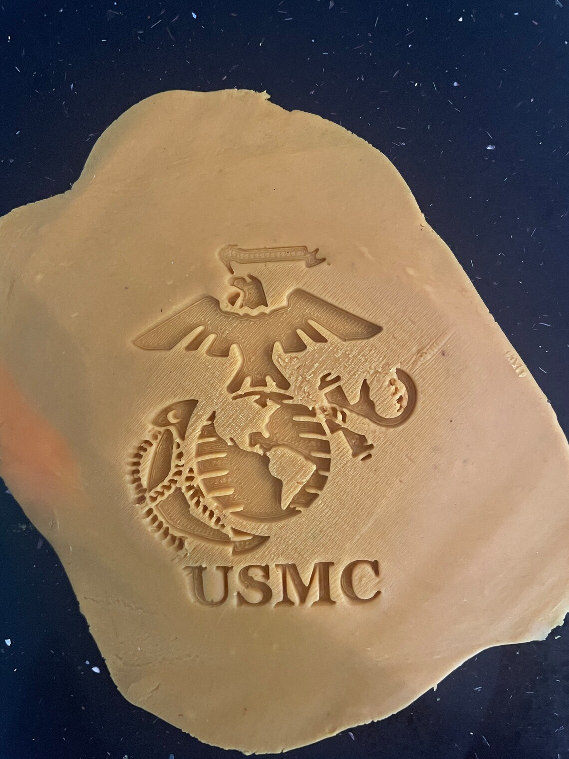 USMC 3D Printed Fondant Cutter and Embosser - Etsy