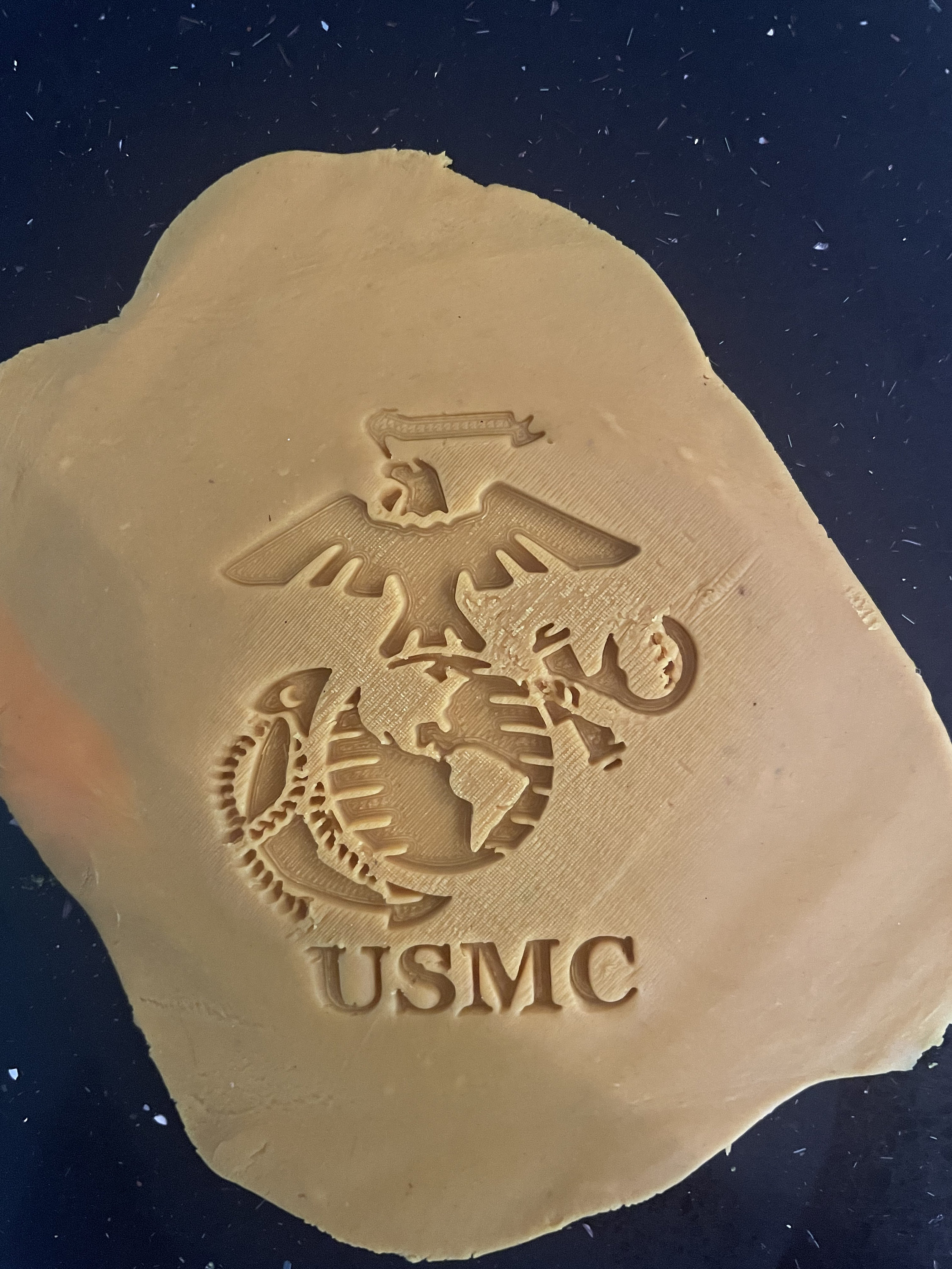 USMC 3D Printed Fondant Cutter and Embosser - Etsy