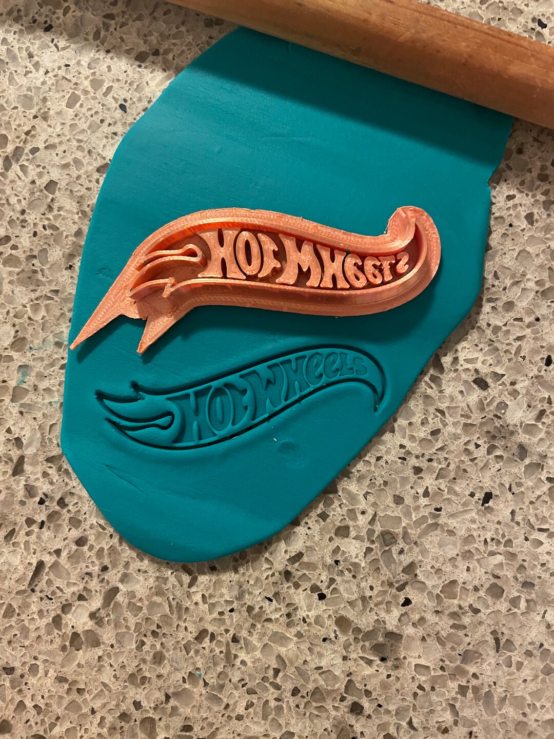 Hot Wheels Logo Cookie and Fondant Cutter Hot Wheels Cookie Cutter 3D ...