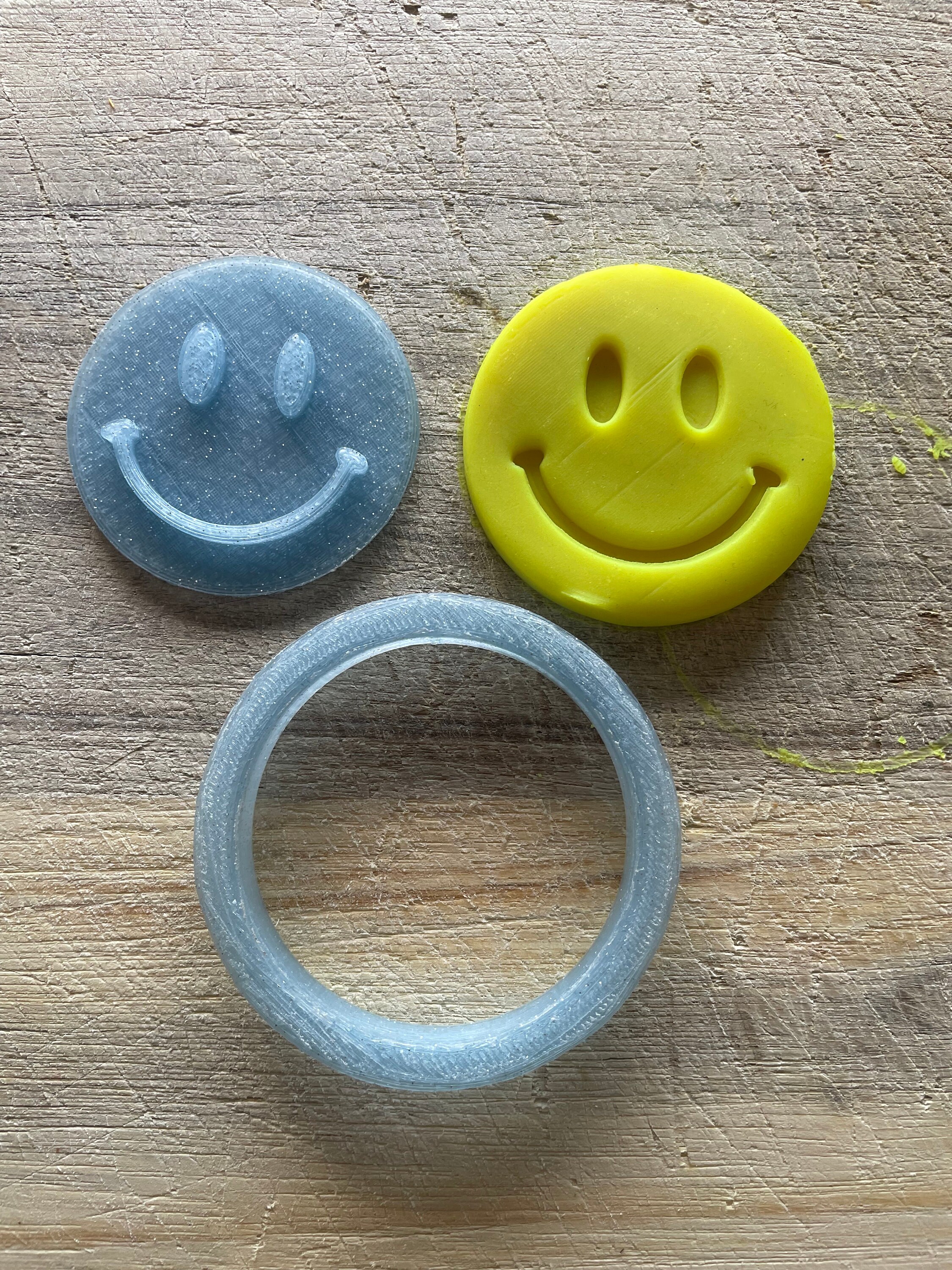 Smiley Face Emoji Cookie Cutter Smiley Face Emoji Embosser - Etsy Australia