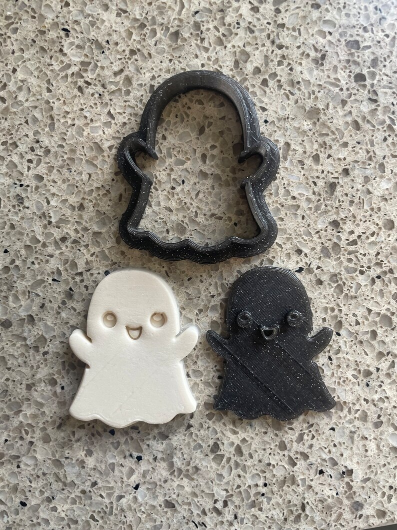 Ghost Cookie Cutter Ghost Fondant Stamp Halloween Cookie Cutter - Etsy