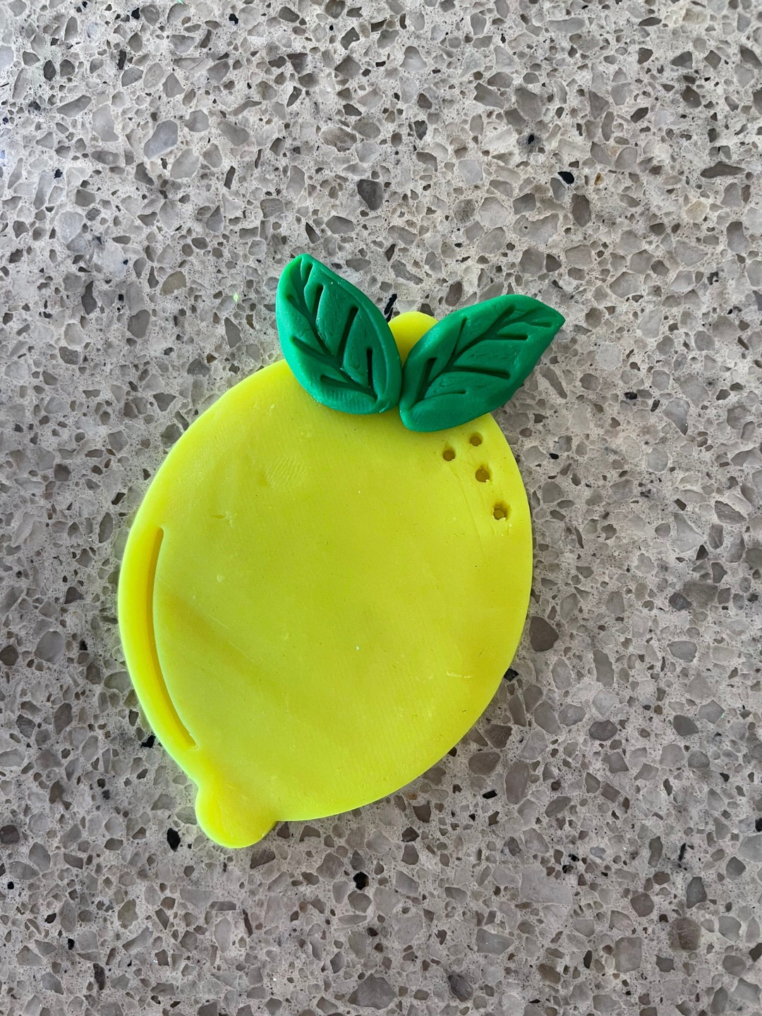 Lemon & Lemon Leaf Cookie Cutter | Lemon Shape Cookie Cutter - Etsy