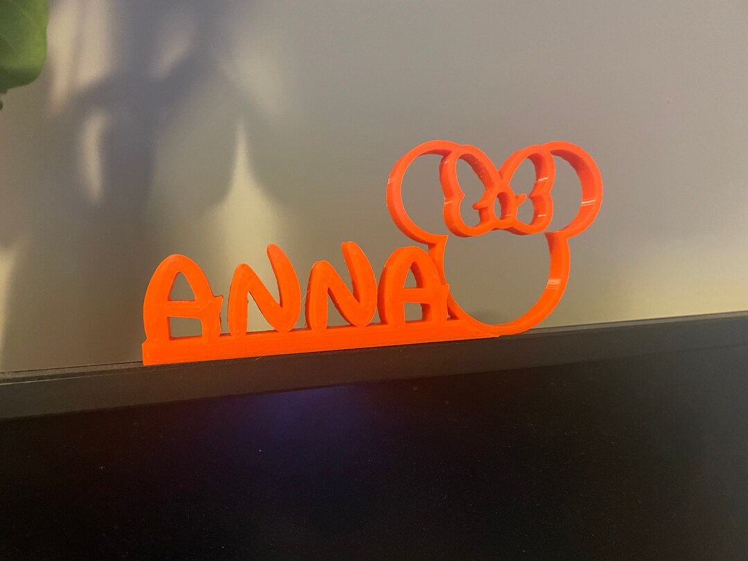 Personlised Desk Name Sign | Desk Name Plaque | Disney Custom Name ...