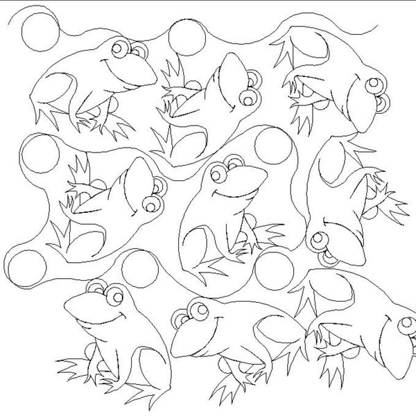 Frog Quilt Pattern - Etsy