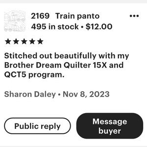 2169 Train Panto - Etsy