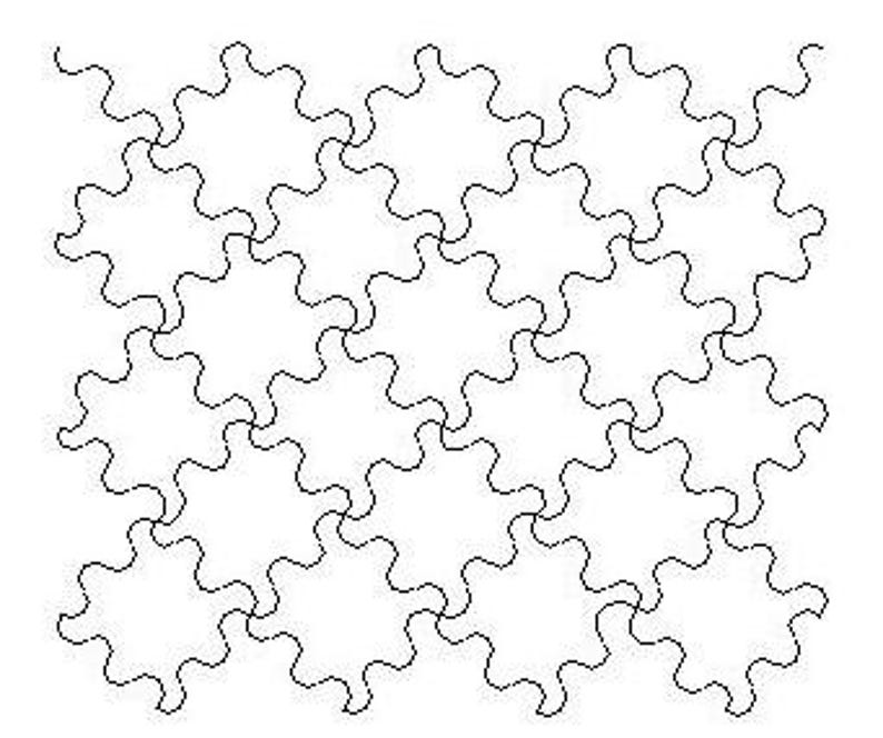 2490 Wavy Cross Hatch Diamond 1 P2p E2e Border - Etsy