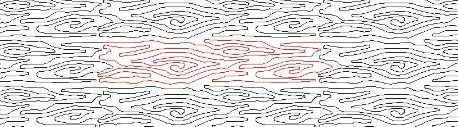 2226 Wood Grain Border and Panto - Etsy