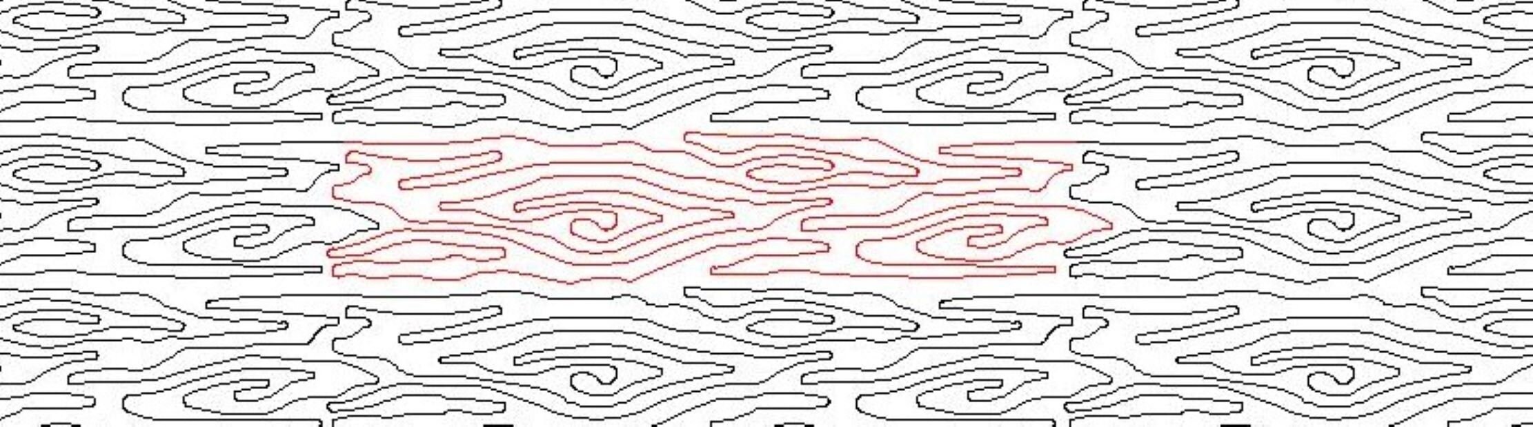 2226 Wood Grain Border and Panto - Etsy