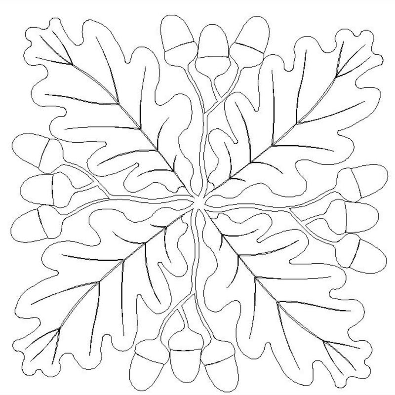 Oak Leaf Quilt Pattern - Etsy