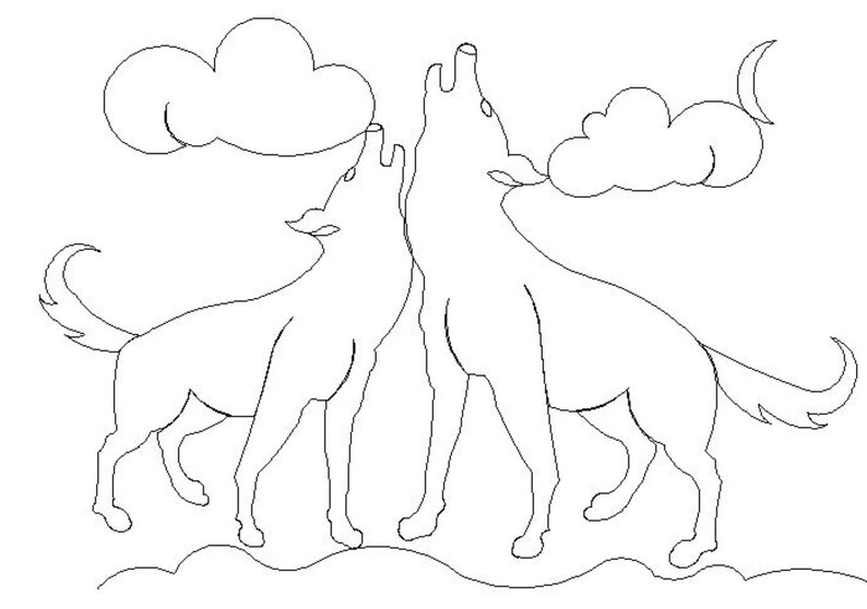 2224 Wolf Border 1 - Etsy