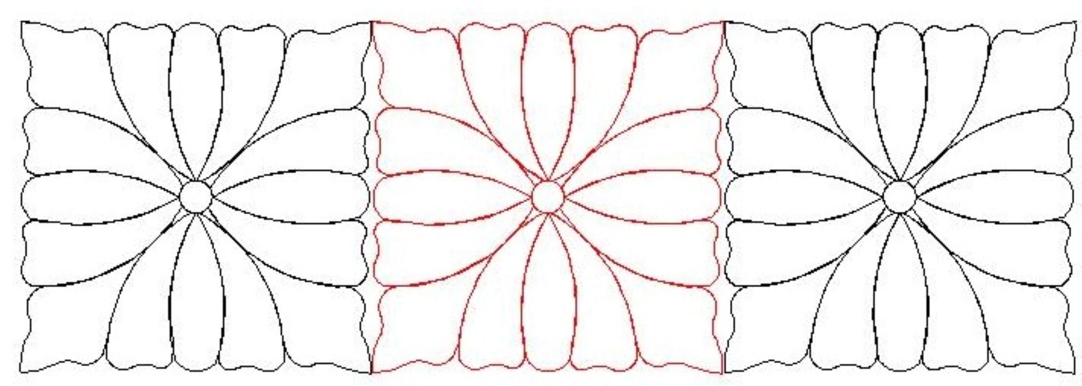 2116 Square Feather Border 1 - Etsy