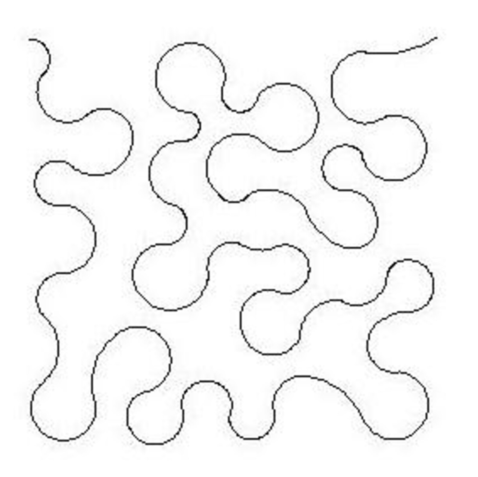 911 Stipple (meander) & Loops 3x3, 6x6 and 10x10 Square Block, P2P and ...