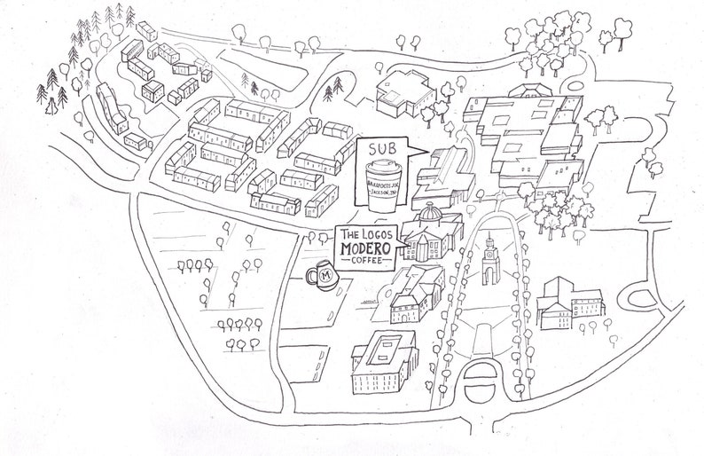 A4 Digital Download Black and White Map // Custom Maps for Tshirt and ...