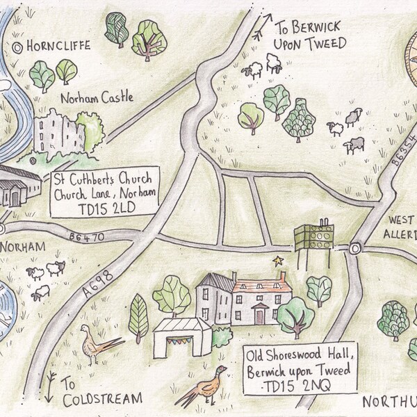 Wedding Map - Etsy UK