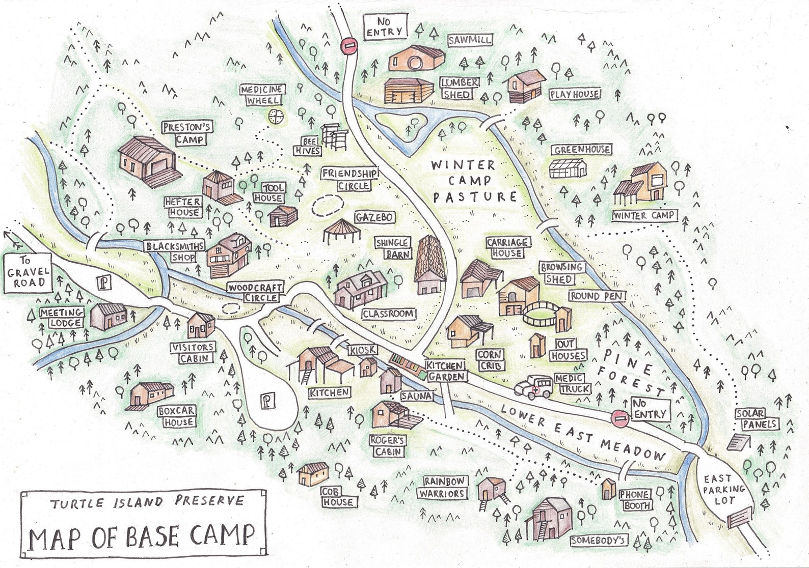 A4 Digital Download Farm and Estate Map // Custom Festival and Business ...