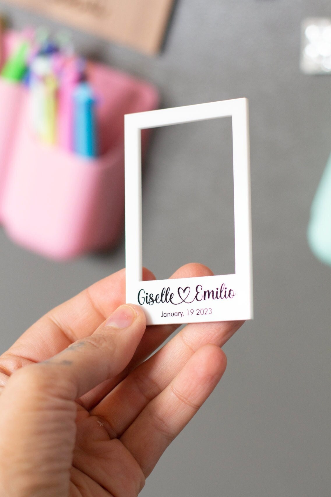 Mini Photo Frame Keychain - Gifts - Party Favors - Bachelorette Party ...