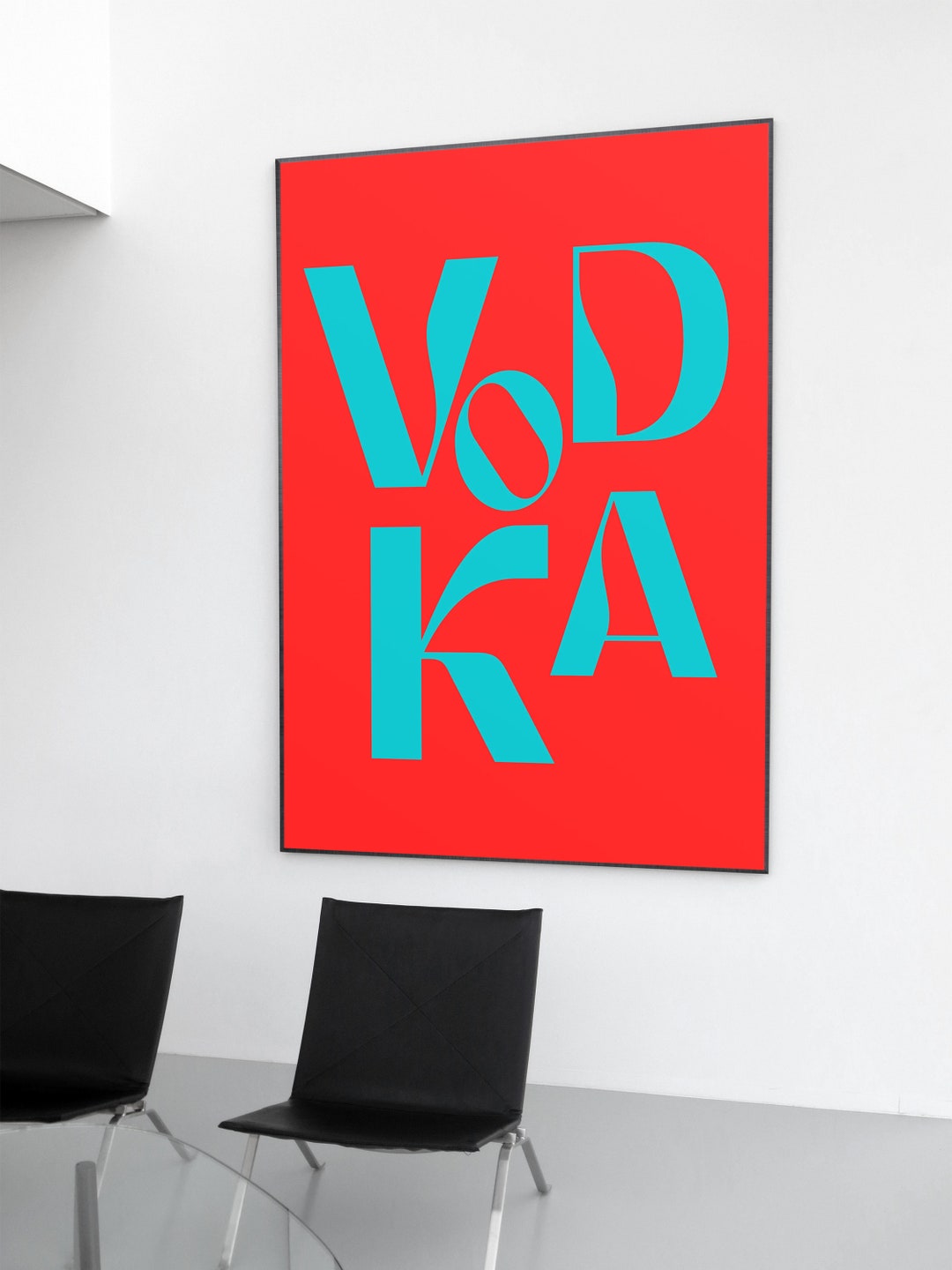 Funky Vodka Bar Cart Digital Print - Etsy