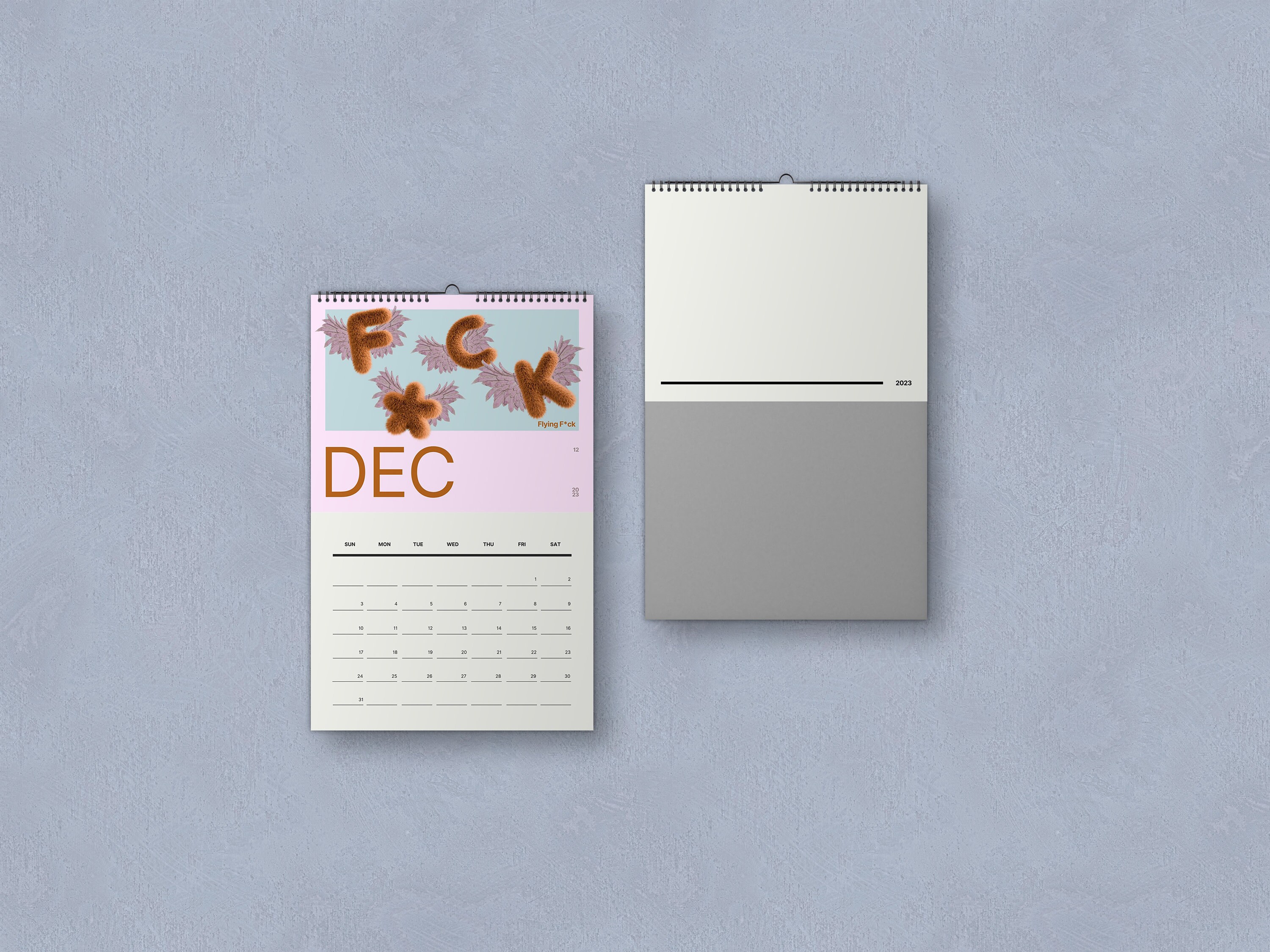 Time Flies Printable 2023 Funny Wall Calendar - Etsy