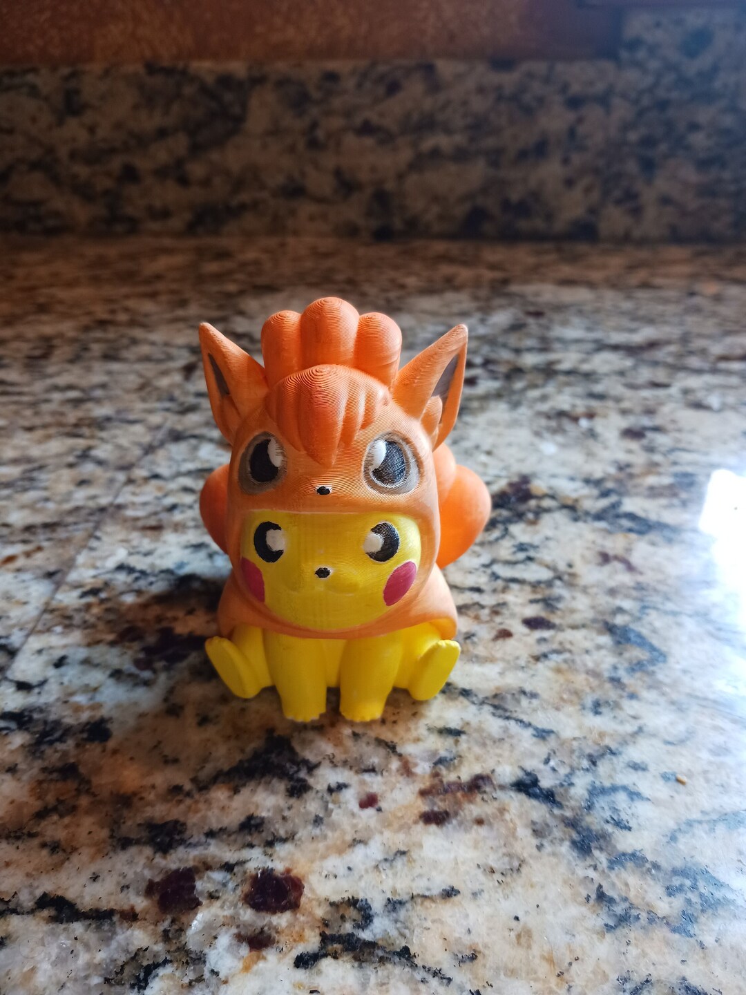 Cute 3D Printed Pikachu Cosplaying as Vulpix Pokémon Figure - Etsy