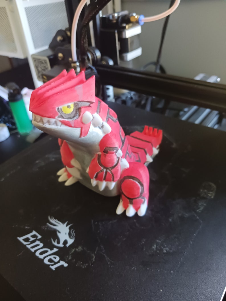 Chibi Groudon Pokémon Figure - Etsy