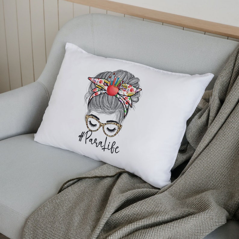 Para Life Png Digital Download, Paraprofessional Messy Bun Hair Png ...