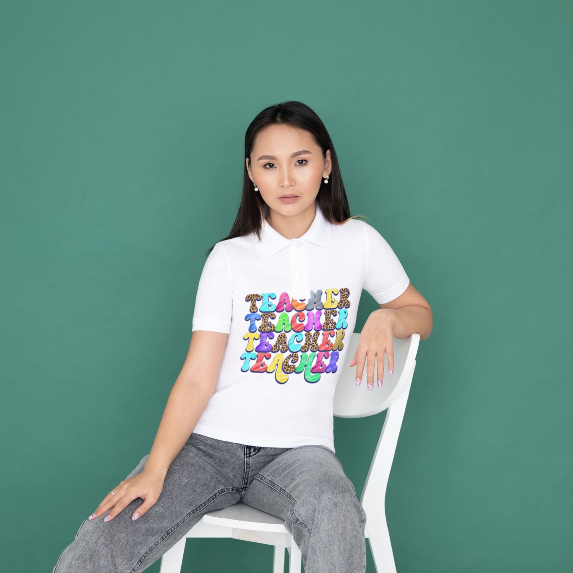 Teacher Png, Retro Teacher Png Design Download, Leopard Teacher ...