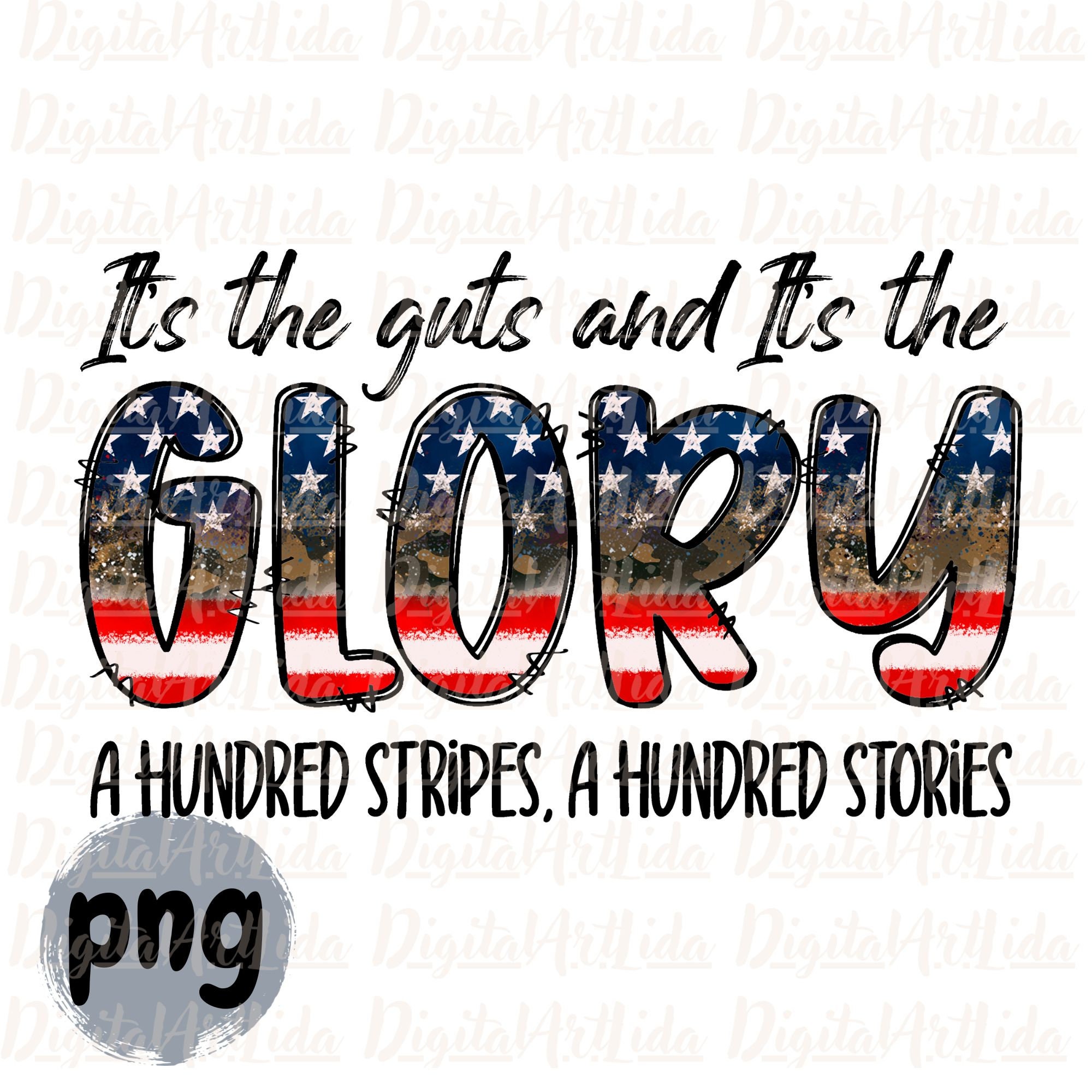 Its the Guts and the Glory Png Military Design Screen Print - Etsy