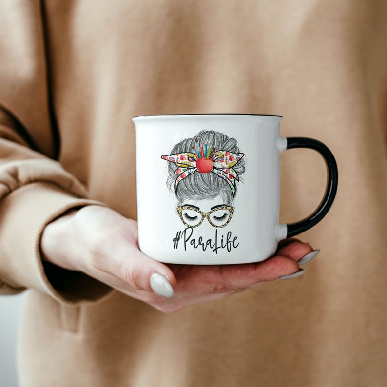 Para Life Png Digital Download, Paraprofessional Messy Bun Hair Png ...