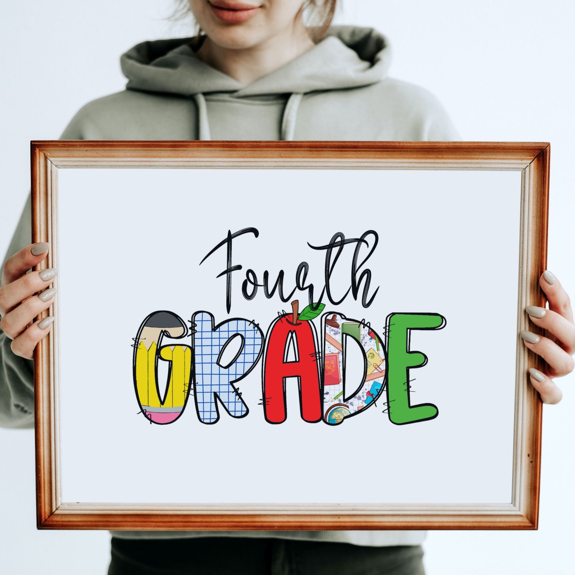 Fourth Grade PNG, 4st Grade Teacher Png Design Download, First Day 4th ...